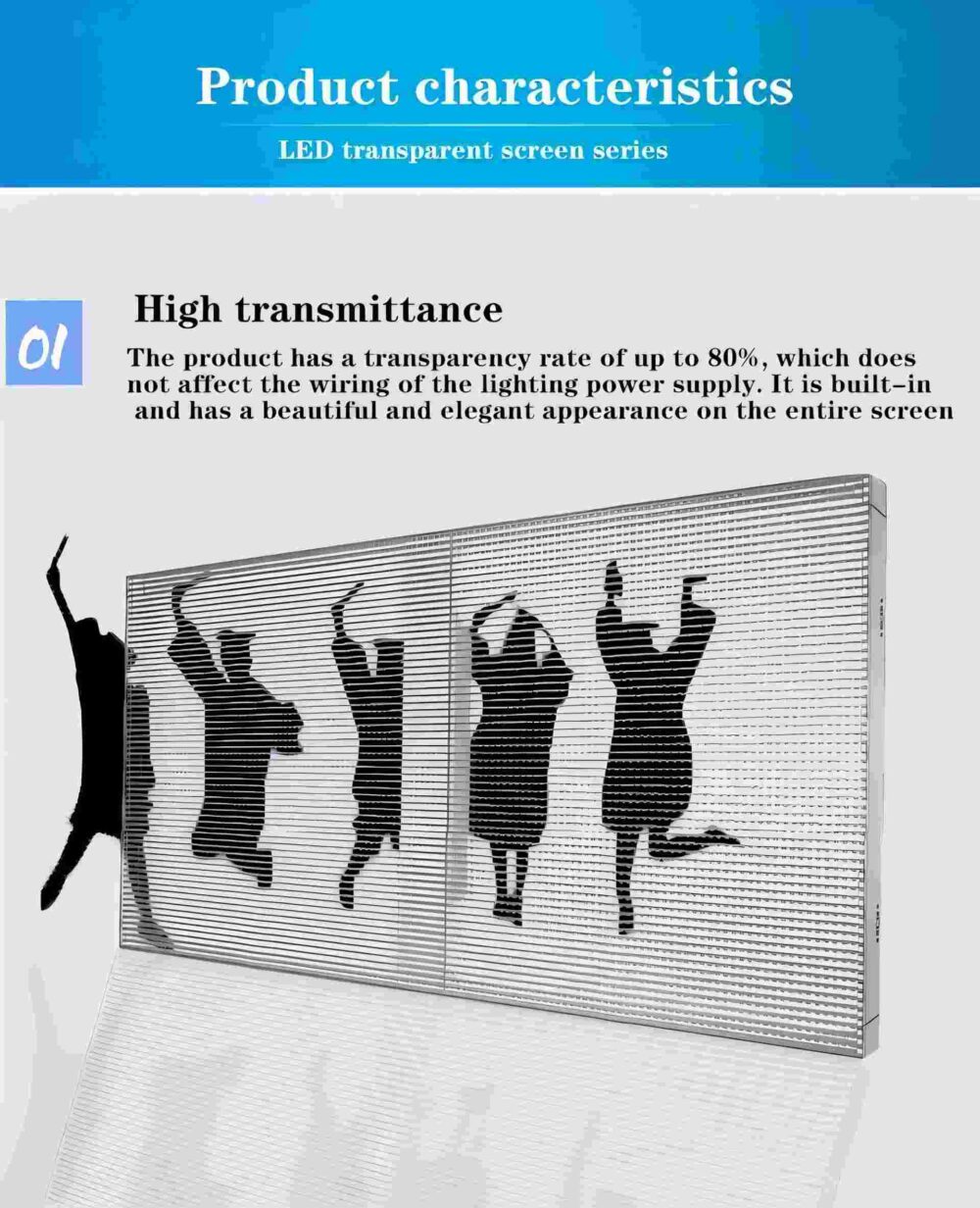 See-Through LED Works: Balancing Display and Transparency